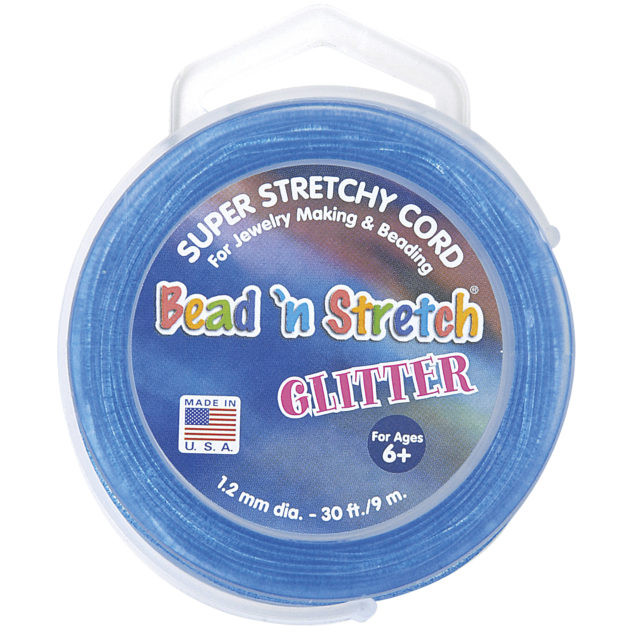 Toner Crafts | Bead ‘N Stretch Glitter Blue